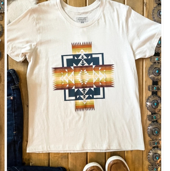 Pendleton | Tops | Pendleton Bone Chief Joseph Tee Nwt Multiple Sizes ...